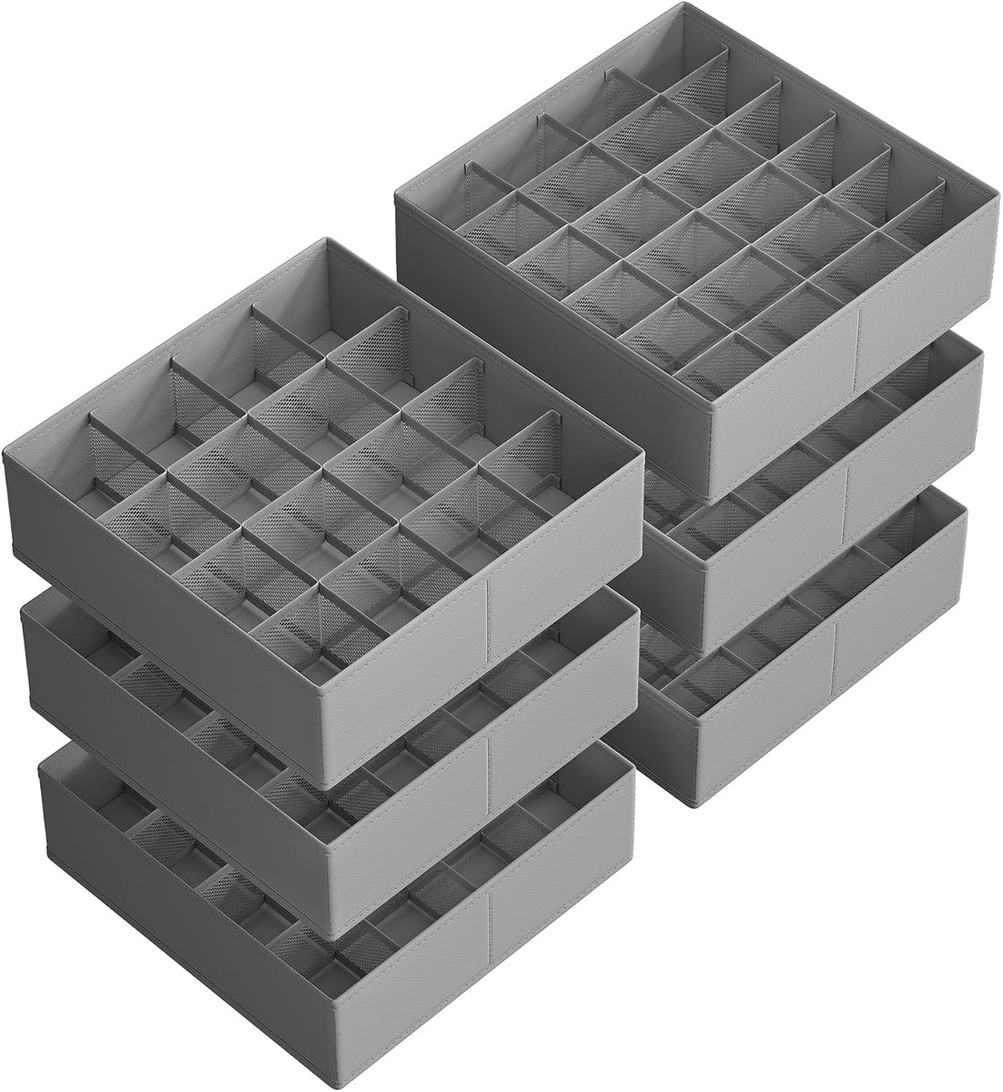SONGMICS Lot de 6 organiseurs de tiroir pliables