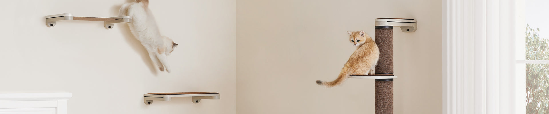 Meubles muraux pour chats | Clickat by Feandrea