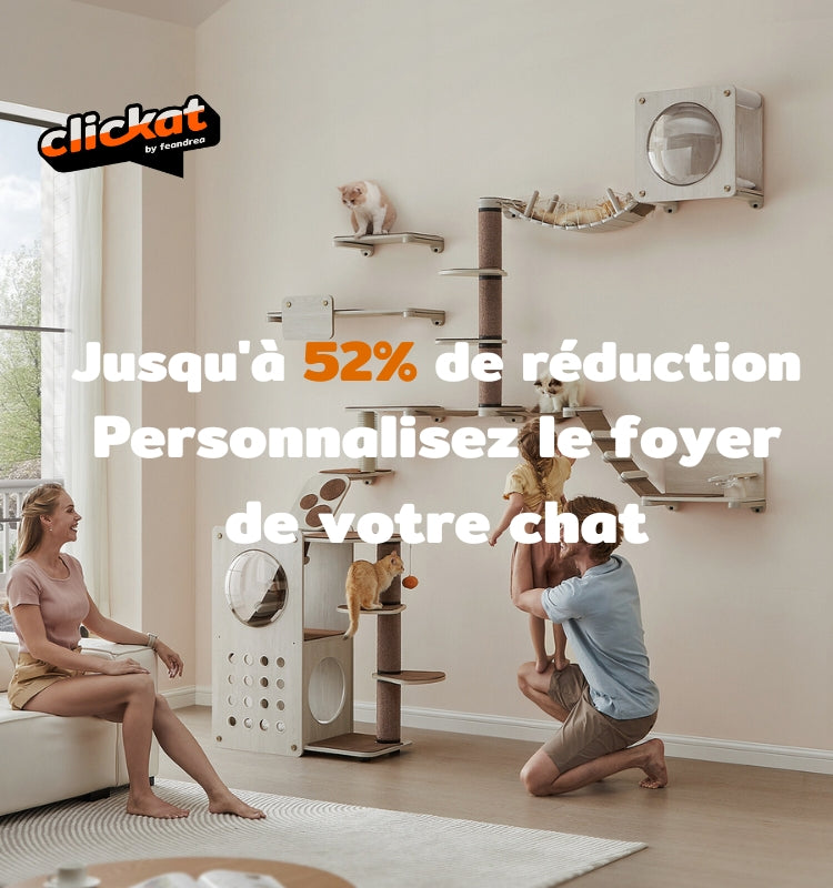 Feandrea Clickat arbres à chat muraux | SONGMICS HOME